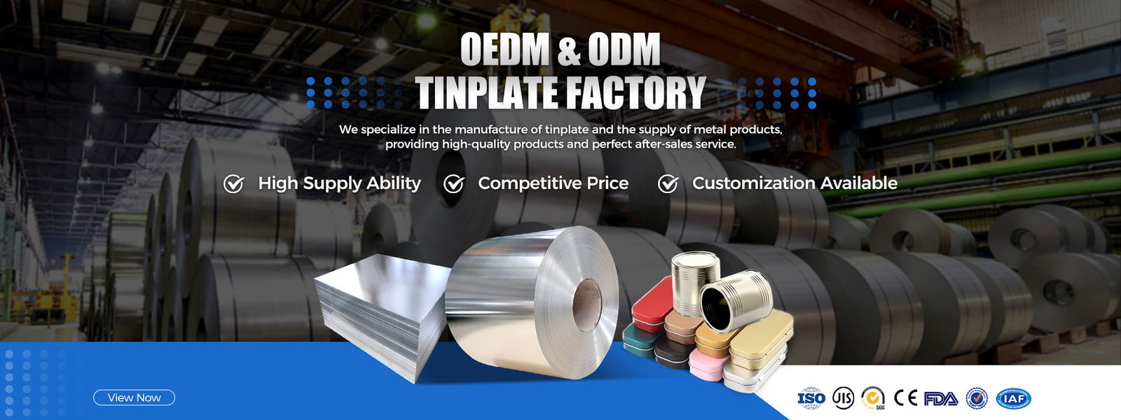 Electrolytic Tin Plate factory - Steel Tinplate manufacturer from China